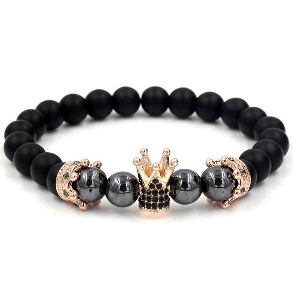 Fashion Creative Small Crown Bracelet Men Party Holiday - Temu Australia