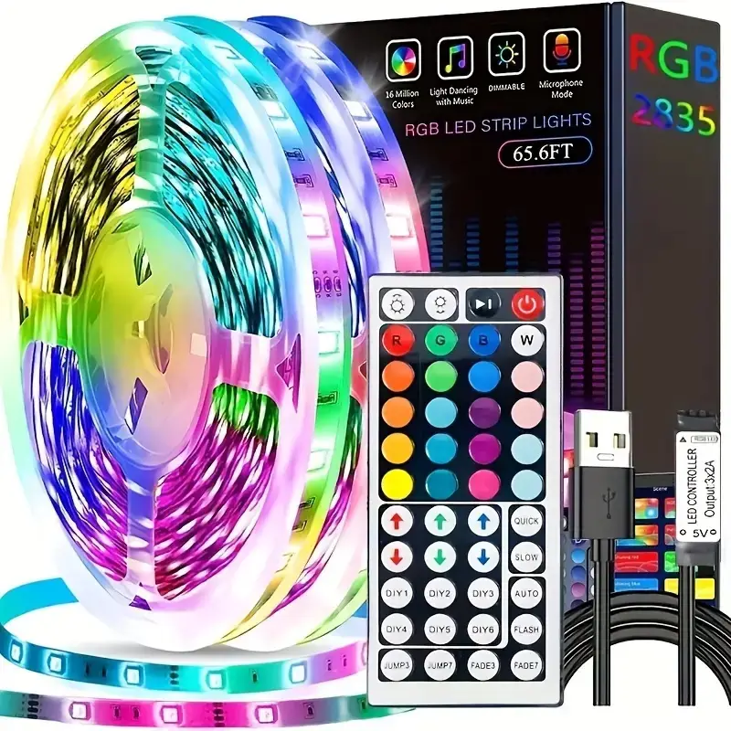 Led Light Bar Rgb Infrared Controller Decorating Living Temu New Zealand