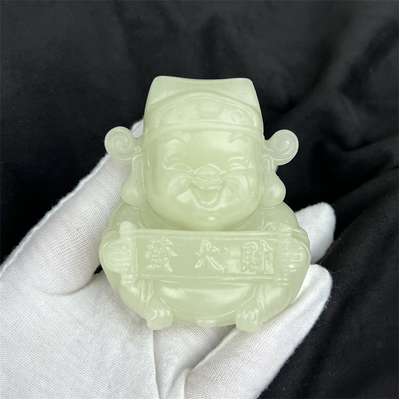Glow in dark Stone God Wealth Decoration Family Wealth - Temu United ...