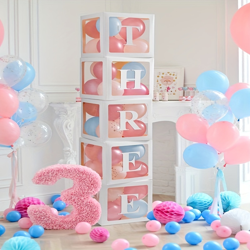 decorations (5 white boxes) 52 letters ( a z - Temu Ireland