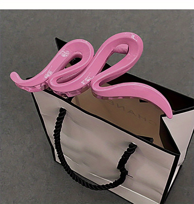 Series Wavy Hair Claw Clip Simple Style Jaw Clips Sweet - Temu