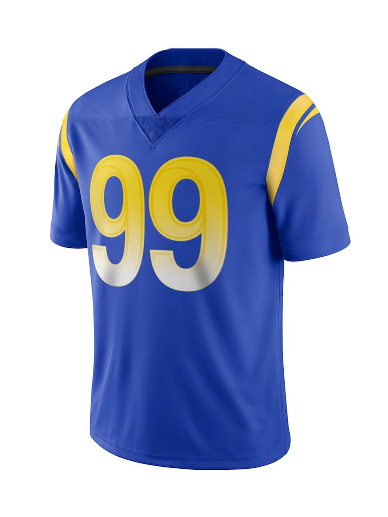 Men's Blue Number 99 Breathable Rugby Jersey Active Slightly - Temu