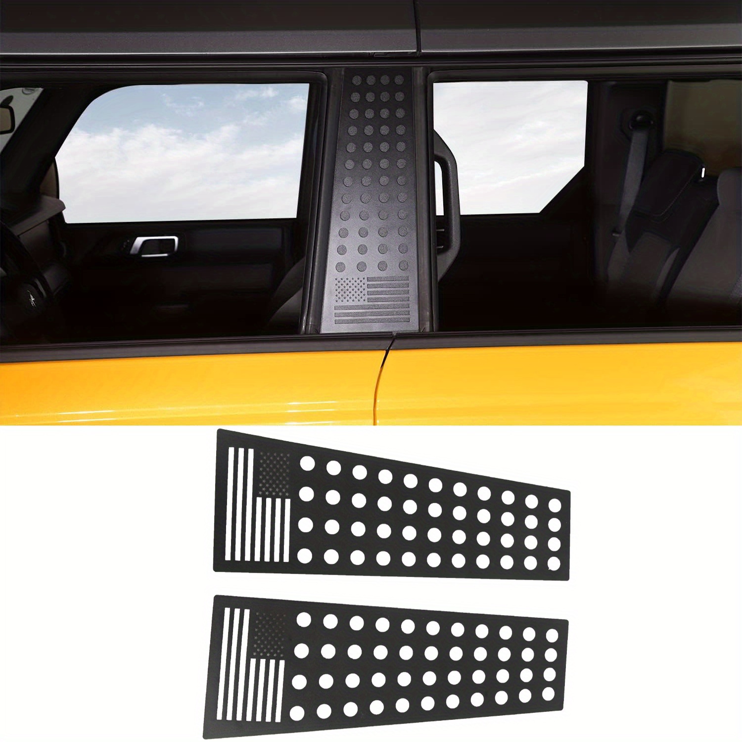 Door Window Decals Trim Compatible 2021 2024 Ford - Temu