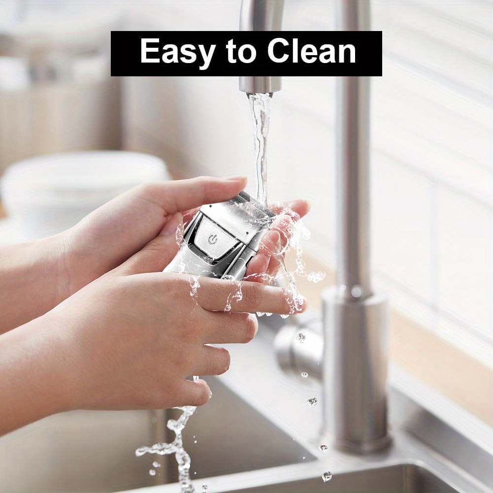 Men's Reciprocating Shaver Electric Shaver Hair Cleaning - Temu