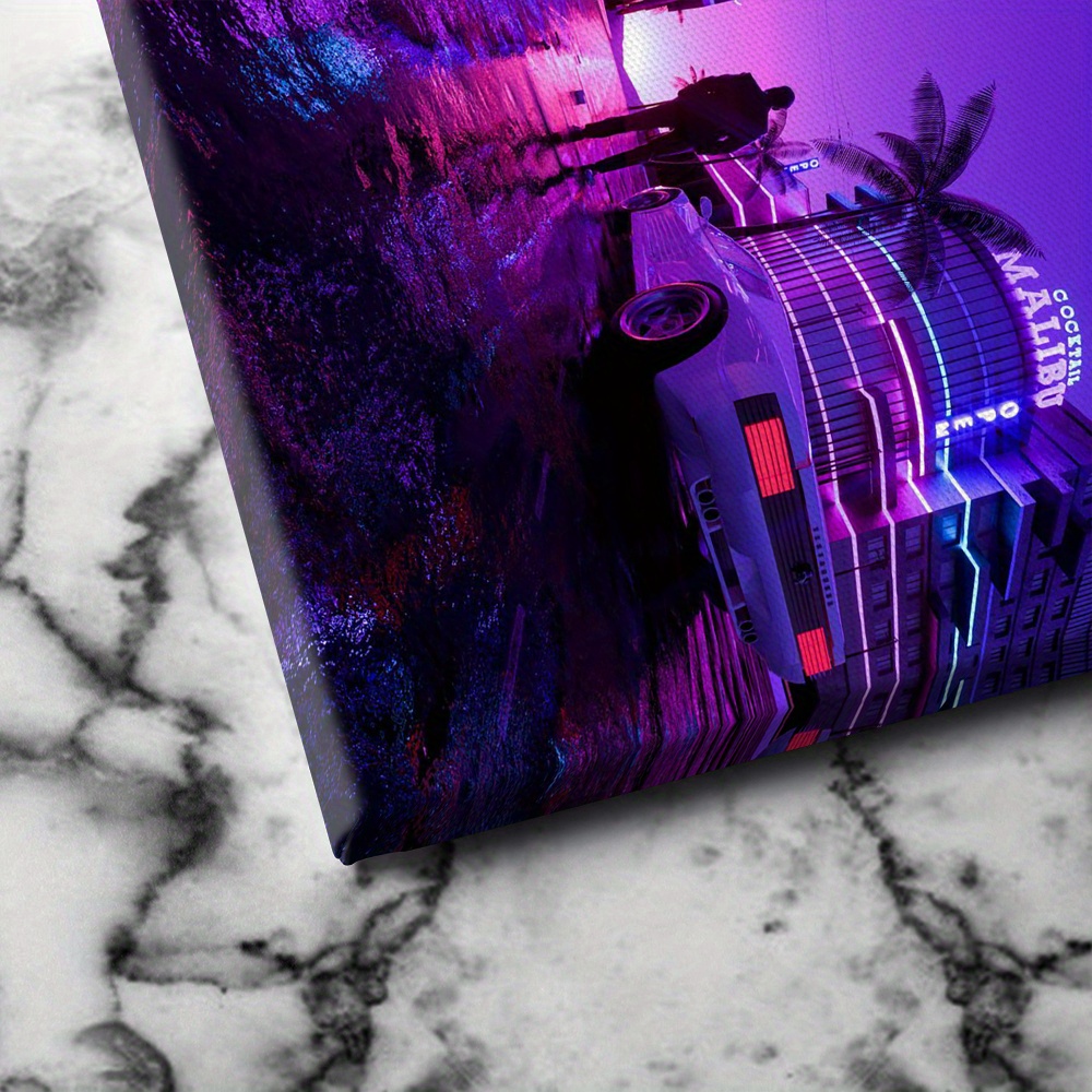 Classic Supercar Wall Art Painting Cool Racing Car Canvas - Temu