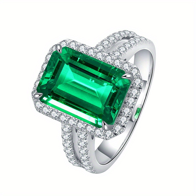 Synthetic Emerald Stone Octagon Shape Lab Grown Emerald - Temu Philippines