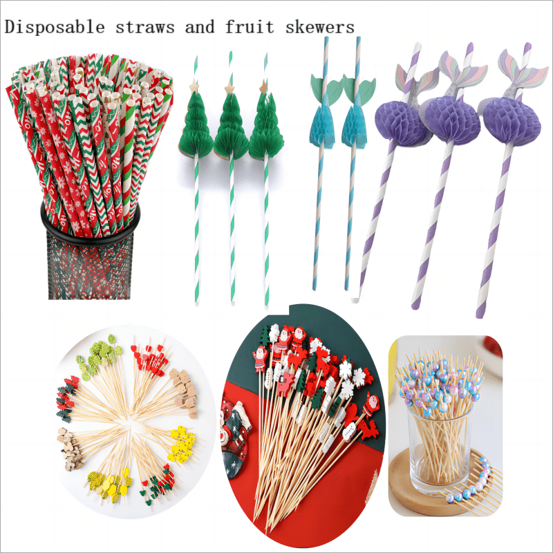 Disposable Tableware Christmas Party: Three dimensional - Temu United ...