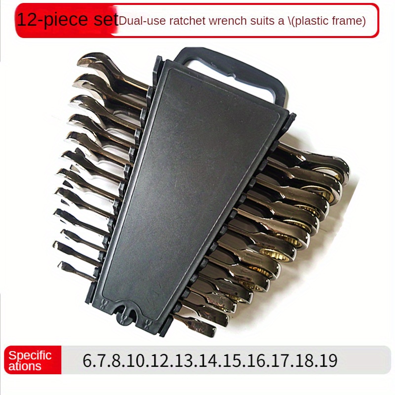 Ratcheting Combination Wrench Set 72 teeth Cr v - Temu Portugal