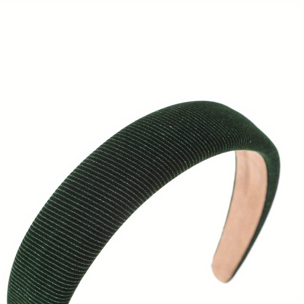 Elegant Striped Sponge Hair Clasp Headband Colors - Temu New Zealand