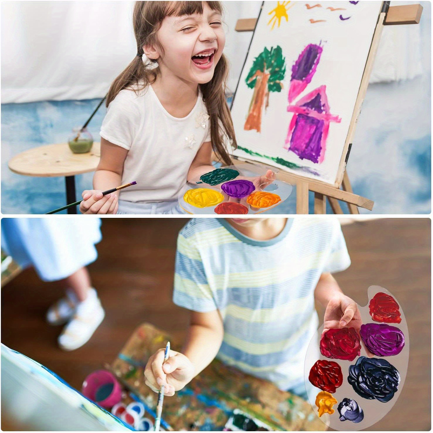 Palette Paper Film Acrylic Transparent Color Palette Oil - Temu