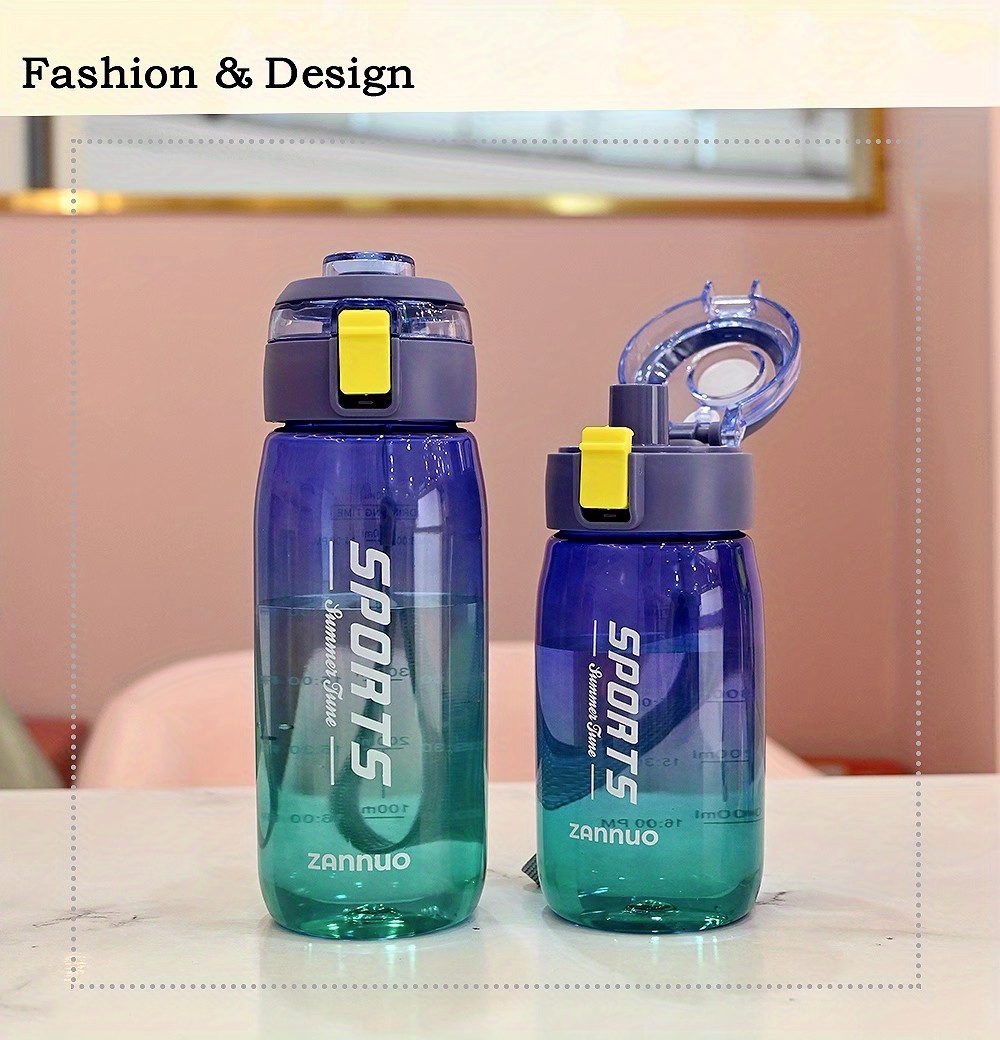 Trendy Water Cup Men's Women's Gradient Sport Portable - Temu Canada