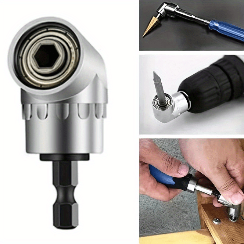 Electric Bit Right Angle Hexagon Shank Black Alloy Steel - Temu