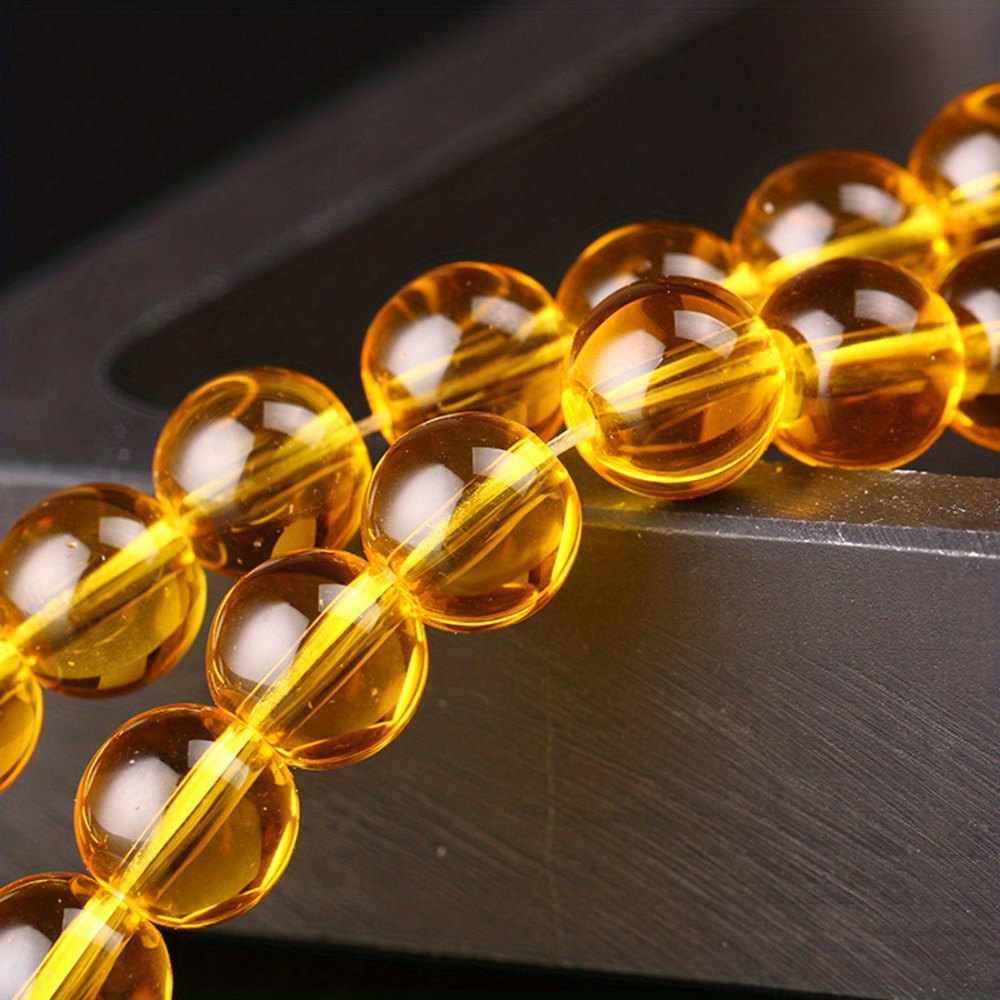 Natural Yellow Spacer Loose Beads Jewelry - Temu Canada