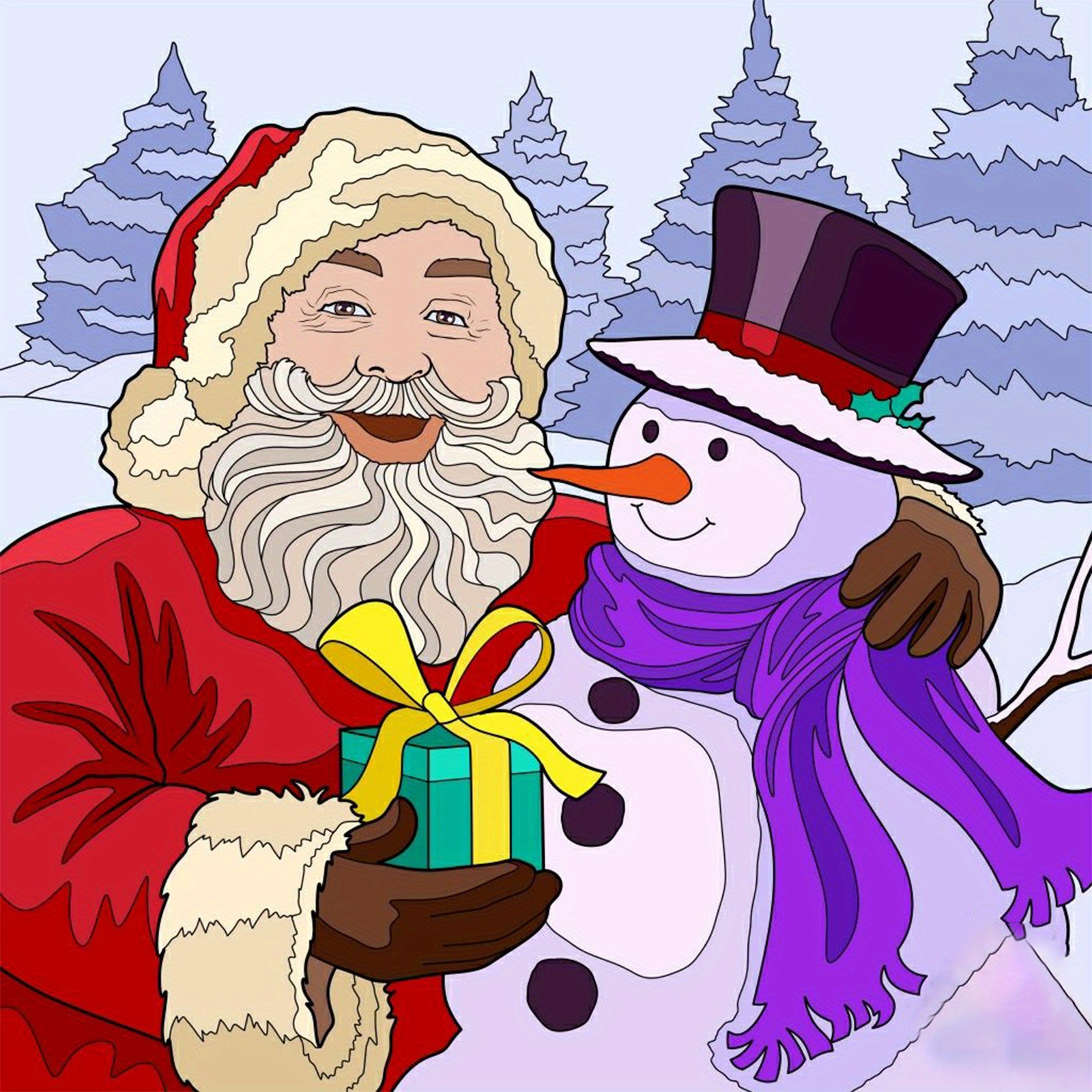 Christmas Diamond Painting Kits Snowman Diamond - Temu Australia