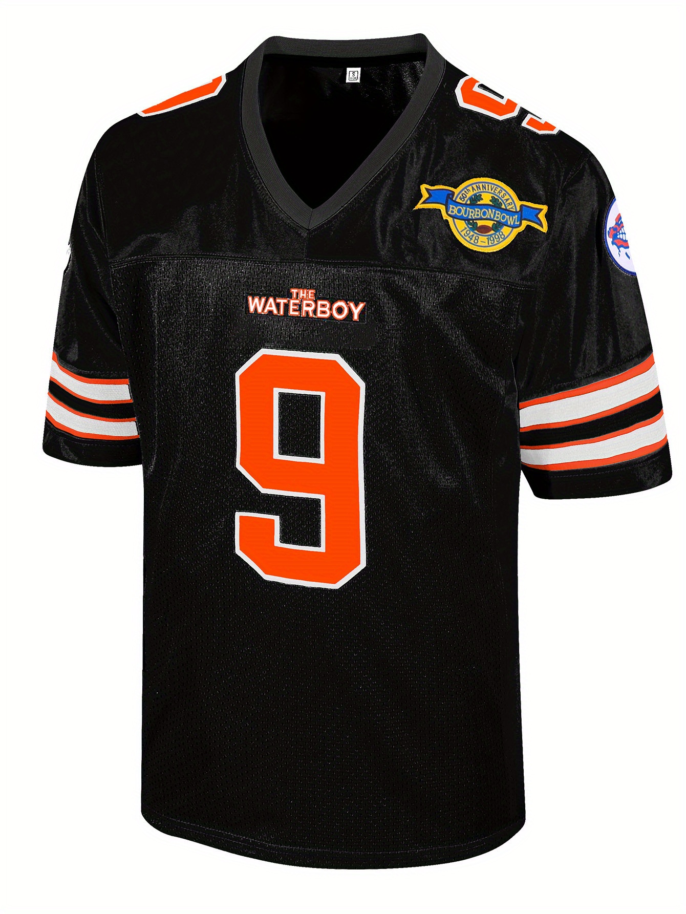 Men's #9 Embroidered Rugby Jersey Active Breathable V Neck - Temu