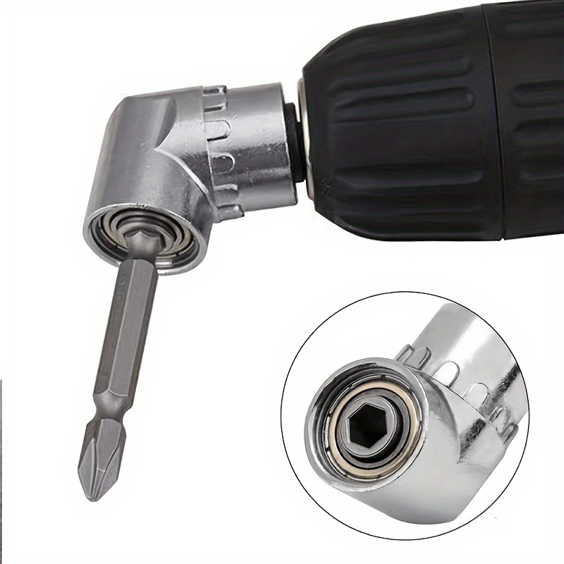 Electric Bit Right Angle Hexagon Shank Black Alloy Steel - Temu