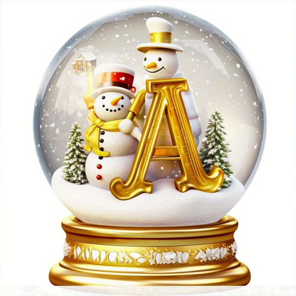 Diy 5d Kit Snowman A Diamond - Temu Canada