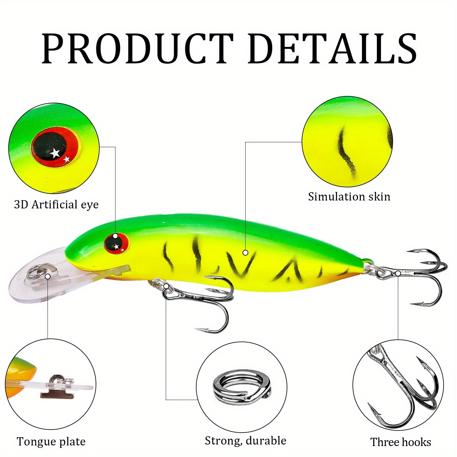 Minnow Fishing Lure Floating Crankbait Hard Artificial Bait - Temu Ireland