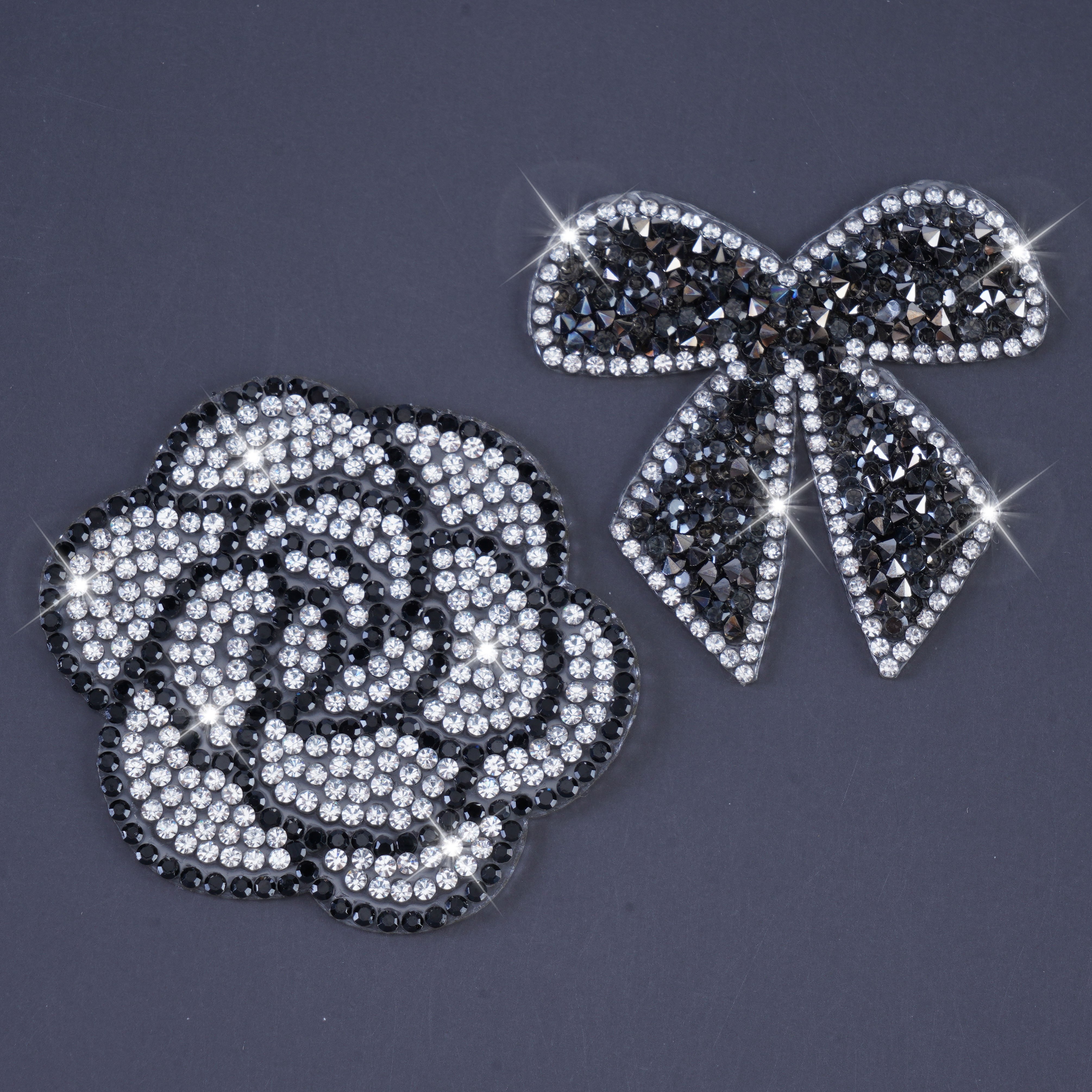 Bow Hot Drill Embroidery Label Sticker Cloth Hot Drill Hot - Temu Norway