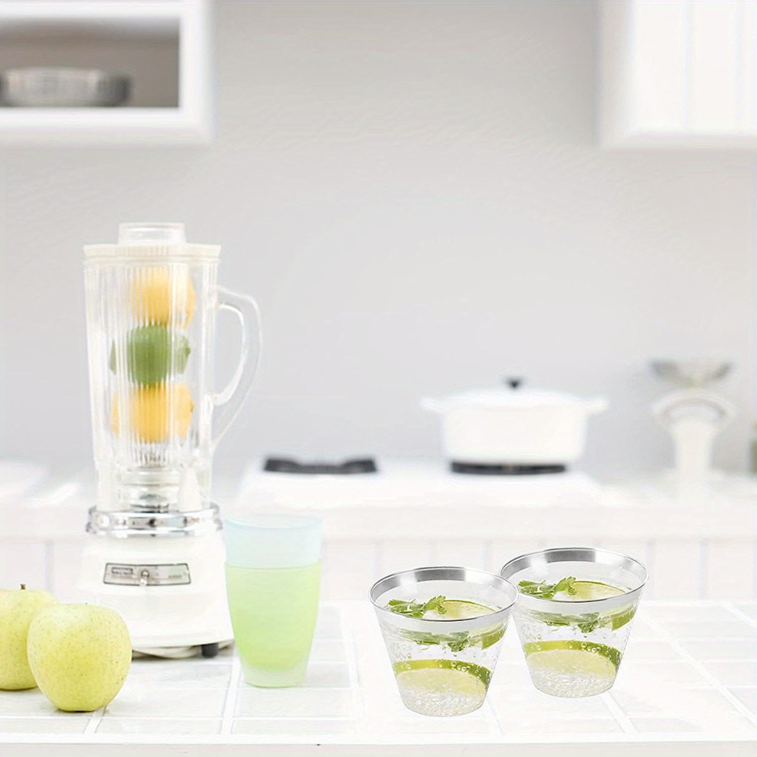 Golden Plastic Cups Clear Plastic Cups Tumblers Elegant - Temu