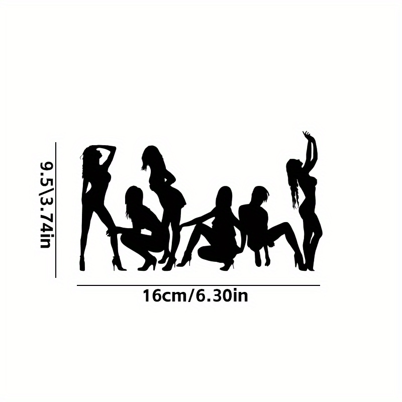 Car Stickers Sexy Women Car Stickers Electric Car Motorcycle Temu New