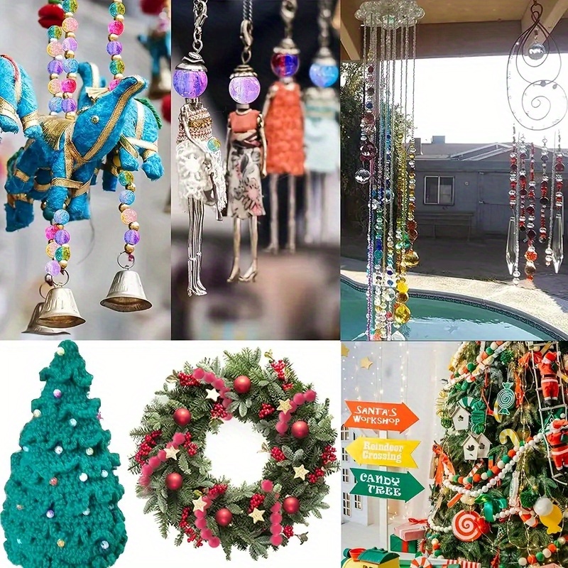 10 colors floral crystal beads crackle - Temu Australia