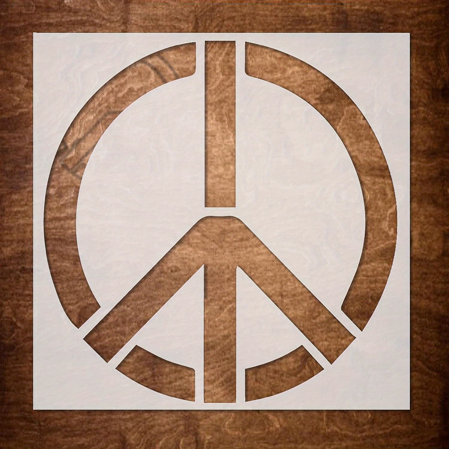 Peace Sign Stencil Painting Wood Canvas Paper Fabric Walls - Temu