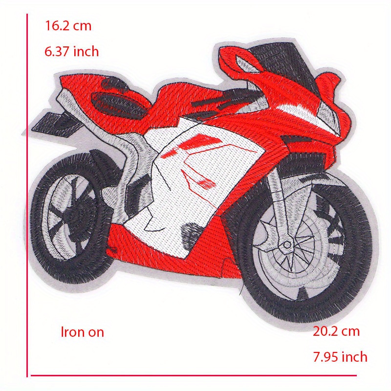 Plant Flowers Motorcycle Chenille Sequins Love Cloth - Temu Canada