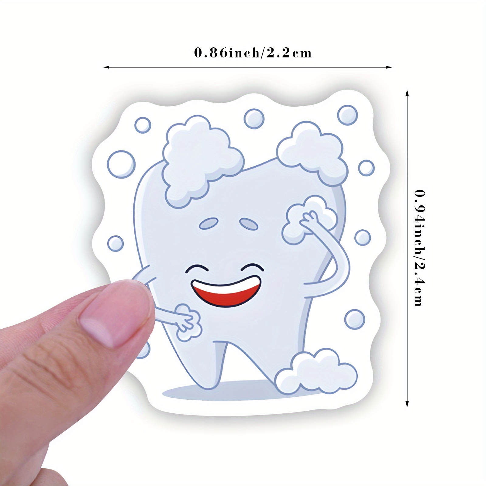 Tooth Stickers Roll Dental Stickers Tooth Fairy Stickers - Temu United