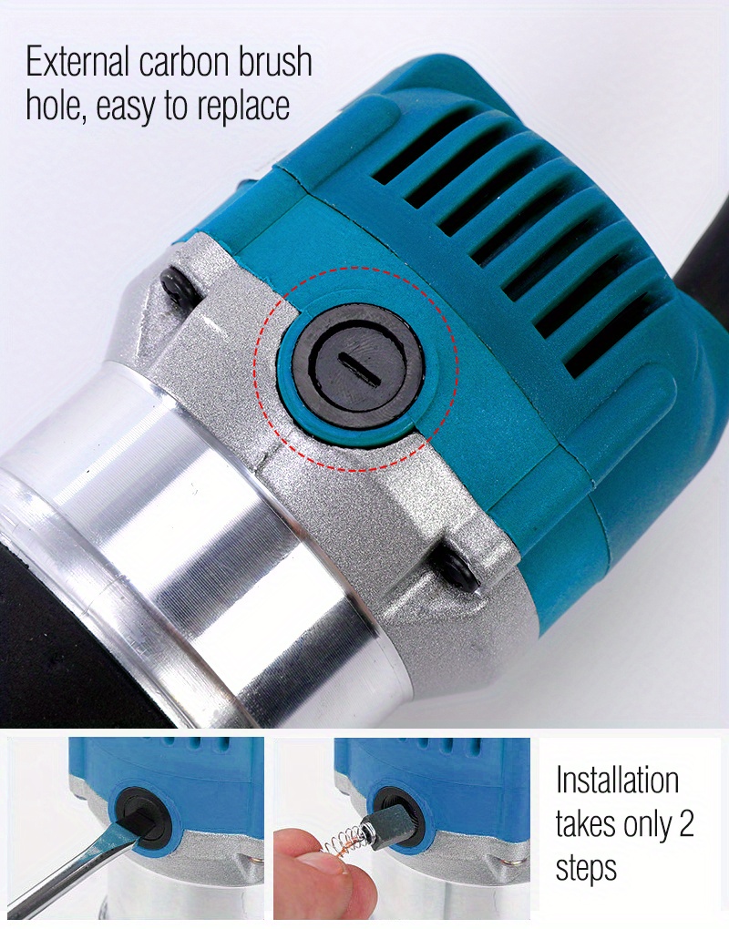 Electric Wood Trimmer High Quality Black Plastic Box Wood - Temu