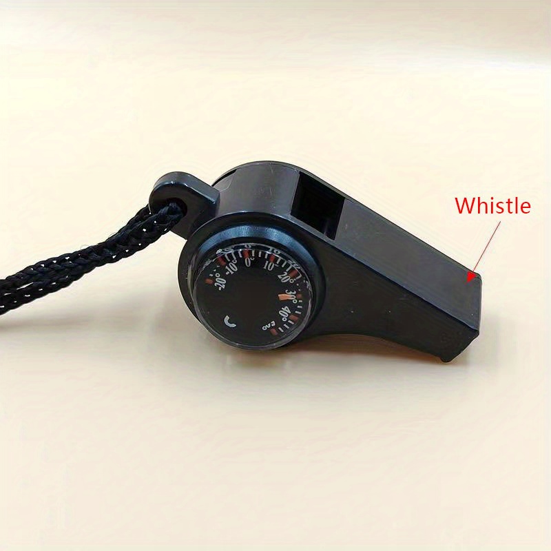 3 in 1 survival whistle with compass thermometer portable small ...