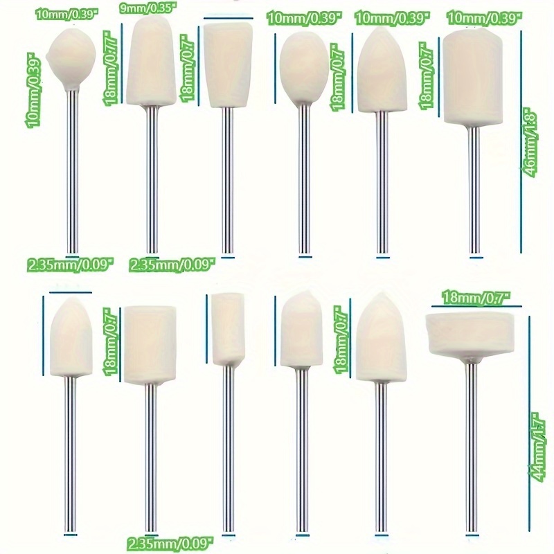 Grinding Polishing Head Polishing Kit Polishing Buffing - Temu