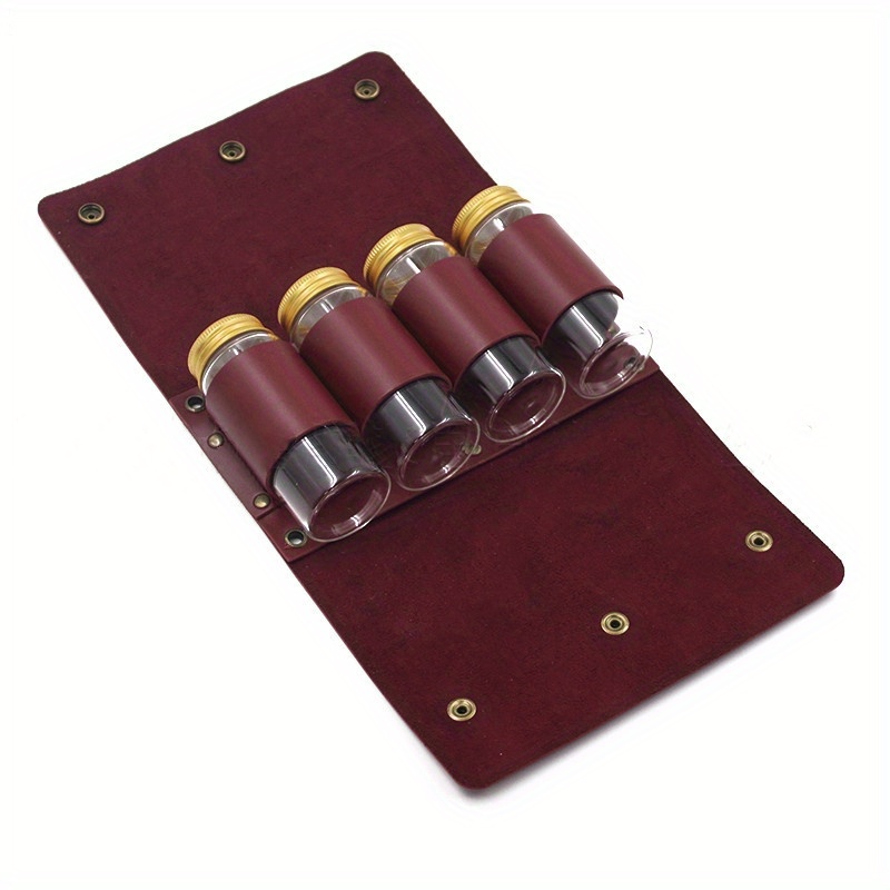 Portable Camping Spice Storage Bag With 4 Spice Jars Camping - Temu ...