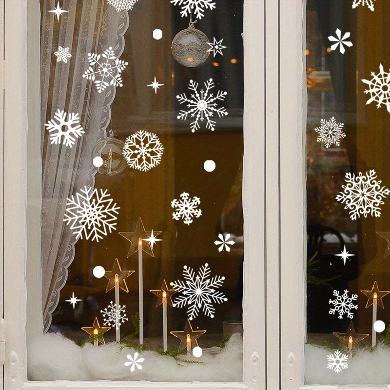 new christmas white wall sticker window glass - Temu New Zealand