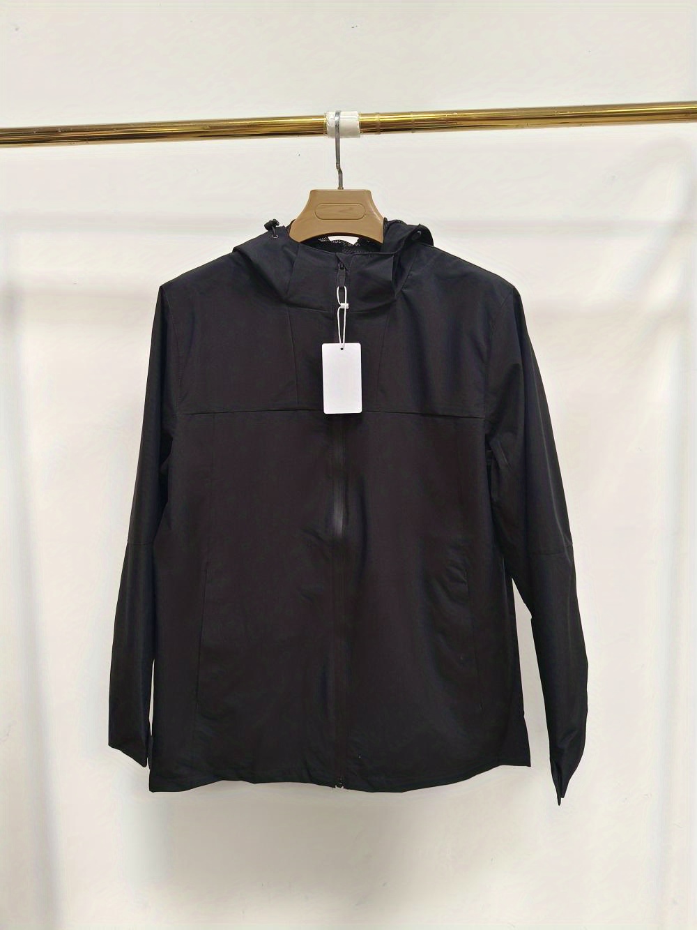 Men's Fashion Color Block Windbreaker Casual Slightly - Temu Australia