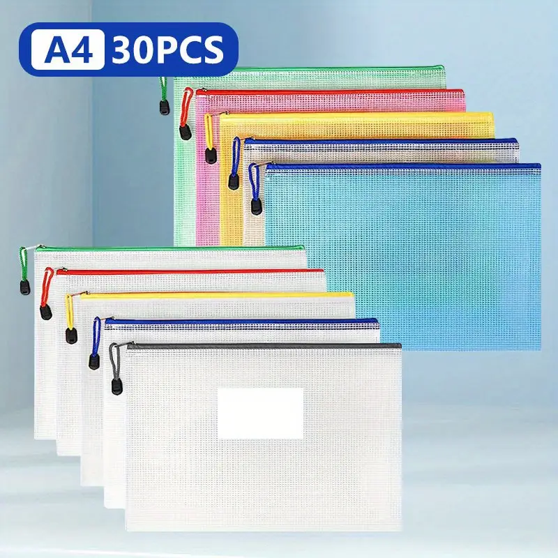 Waterproof A4 Size Mesh Zipper Bag Organization Travel - Temu Waterproof A4 Size Mesh Zipper Bag Organization Travel - Temu