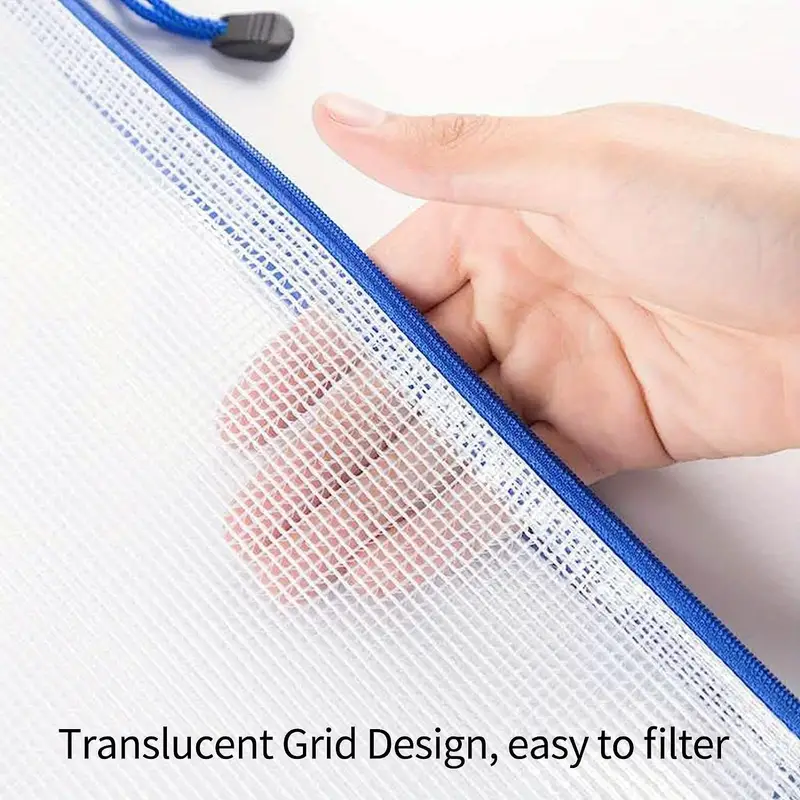 Waterproof A4 Size Mesh Zipper Bag Organization Travel - Temu New Zealand Waterproof A4 Size Mesh Zipper Bag Organization Travel - Temu New Zealand