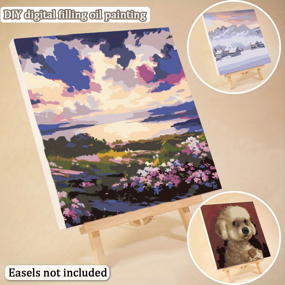 Coloring Oil Painting Kit Puppy Sea - Temu Australia
