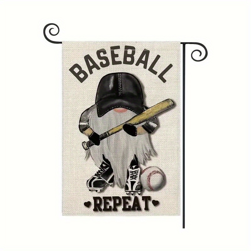 Baseball Player Garden Flag Bat Ball Sport Softball - Temu United