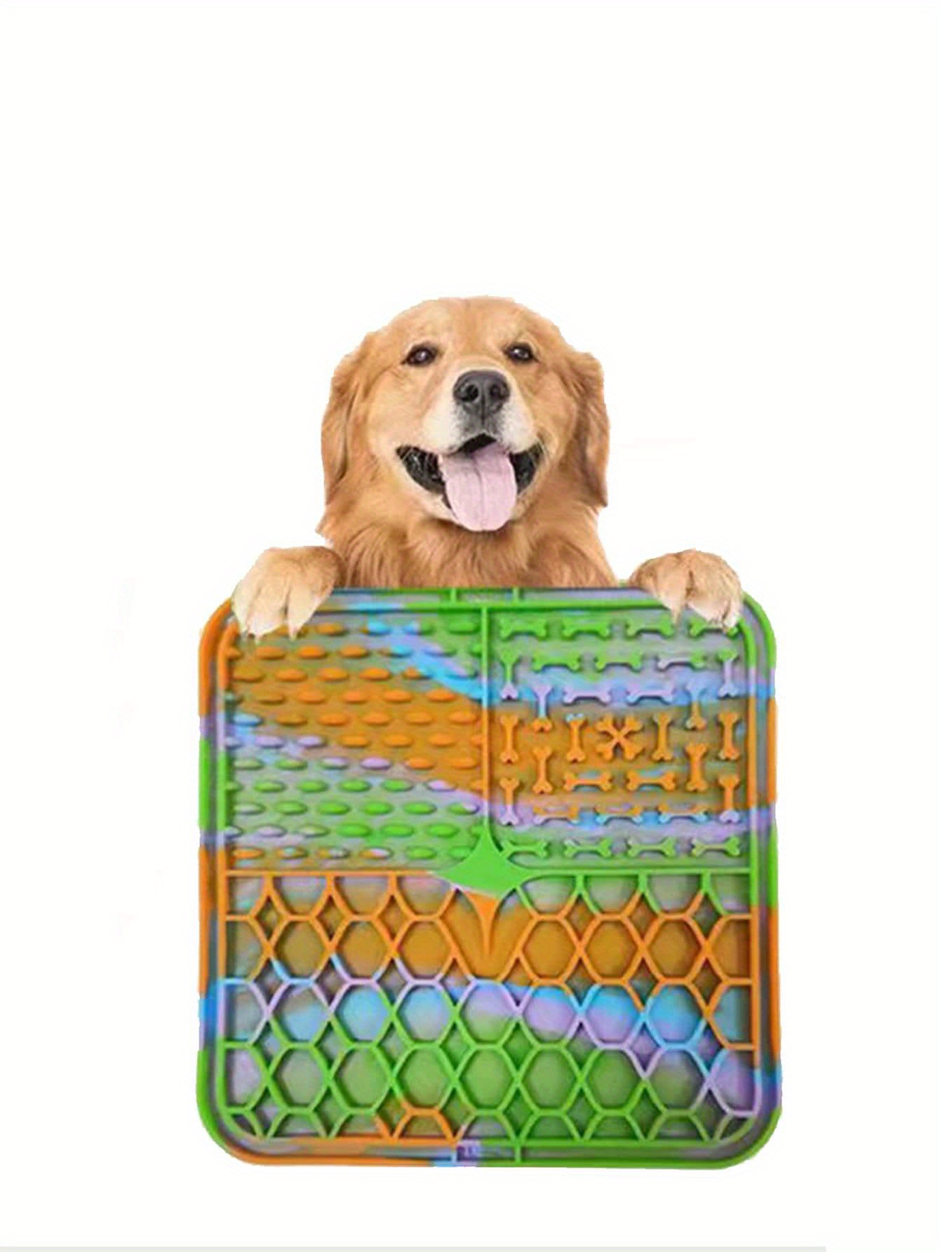 Random Color Dog Pad Silicone Slow Feeder Dog Food - Temu United