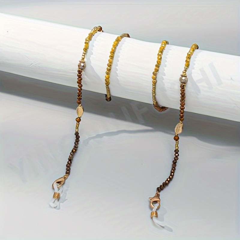 1pc Mens Small Retro Style Mixed Color Mask Chain Fashion Street Cool ...