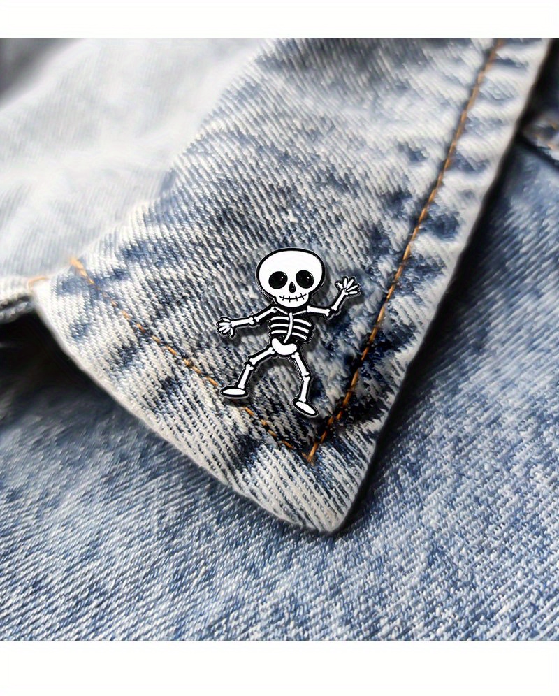 halloween cartoon skull brooch cute - Temu Canada