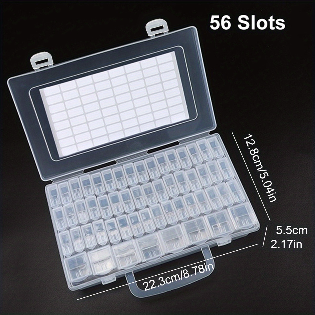 32/40/42/48/56/64 Slots Plastic Storage Box Diy Diamond - Temu United