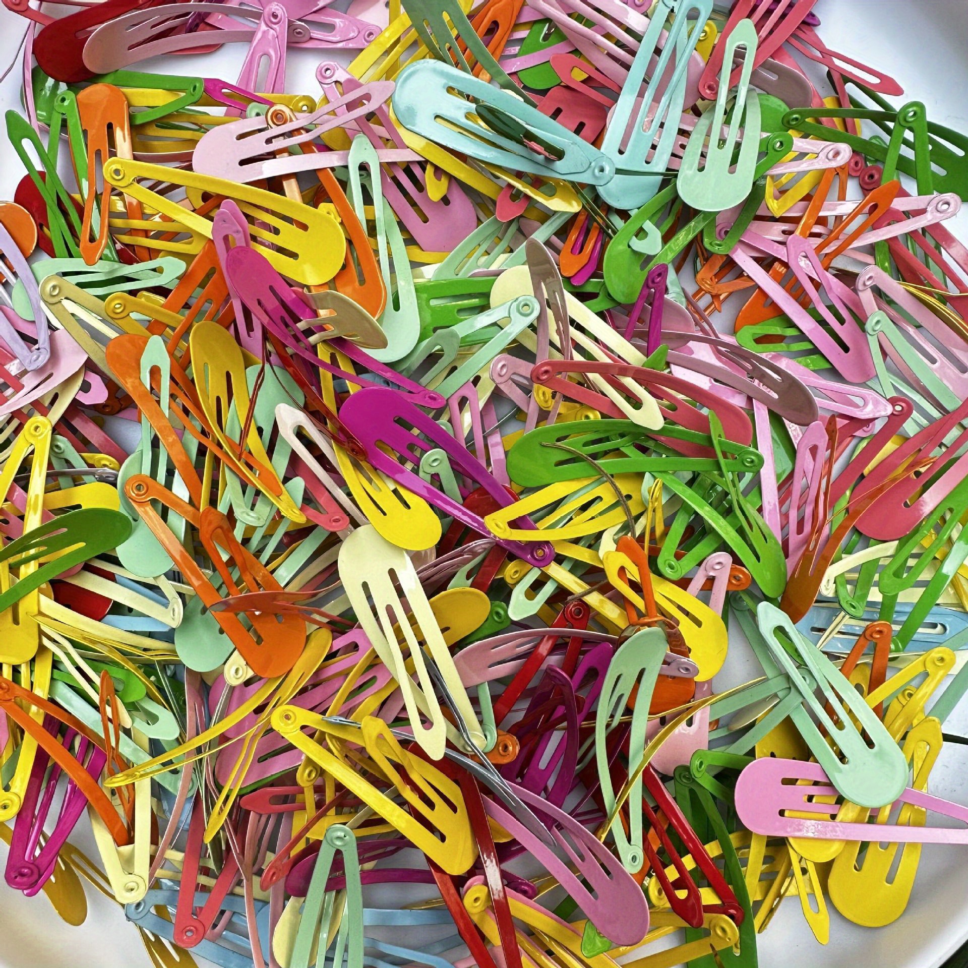 Mixed Diy Color Baking Paint Hair Clips Water Hair - Temu Australia