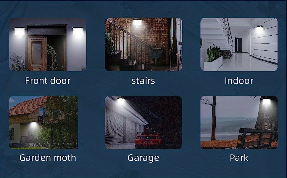 Solar Outdoor Lights Motion Sensor 150 Bright Led Wired - Temu United ...