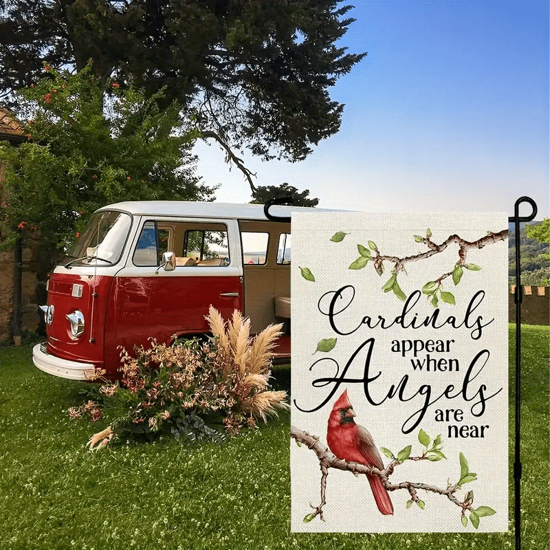 garden flag double sided outdoor gravesite decor - Temu Canada