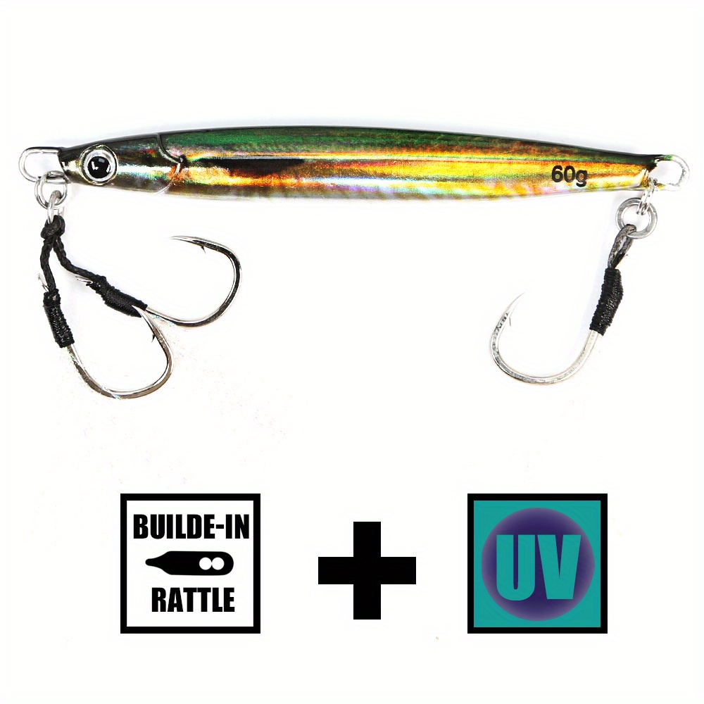 Long Cast 3d Print Metal Jigbait Artificial Pencil Sinking - Temu Australia