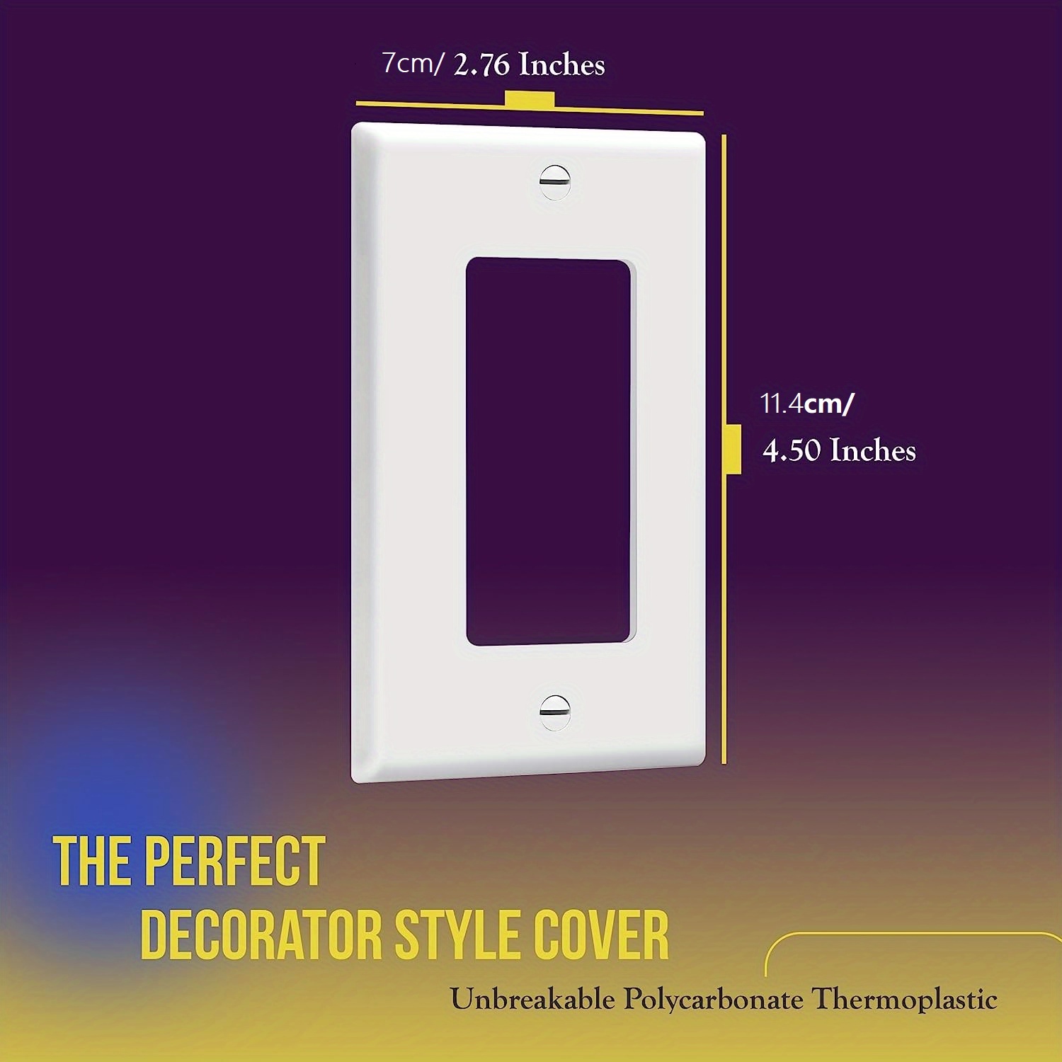 Decorator Light Switch Receptacle Outlet Wall Plate Standard - Temu Denmark