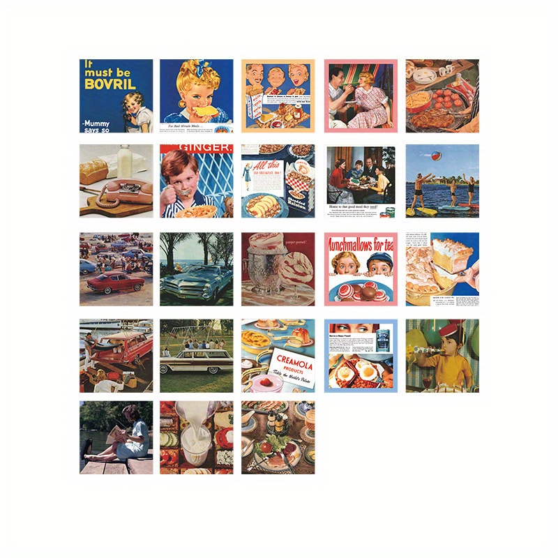 Bag Sticker Package Island Holiday Series Retro Diary - Temu New Zealand