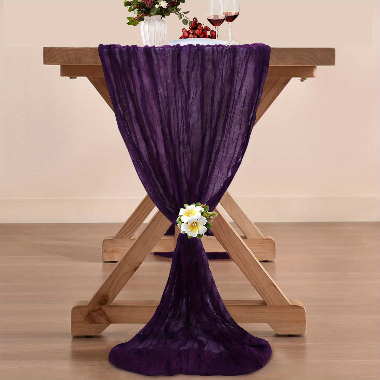 Table Balinese Pleated Table - Temu Ireland